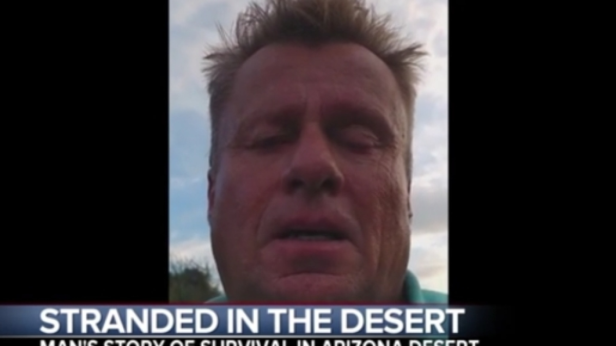 Man stranded in Arizona desert for days tells his story