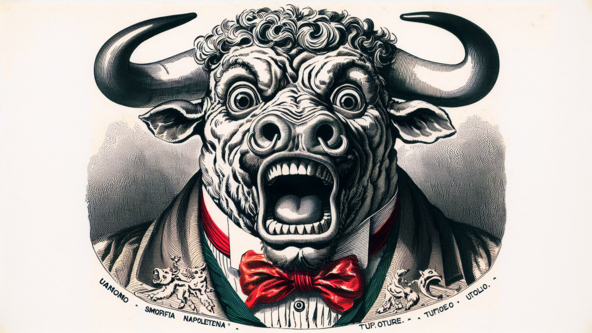 Oroscopo della Smorfia di dicembre, Toro e l'uomo di merda