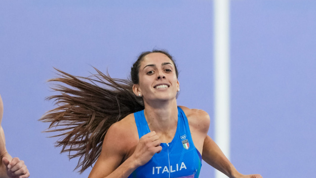 Sveva Gerevini in piena corsa per il record italiano nell'eptathlon a Toruń