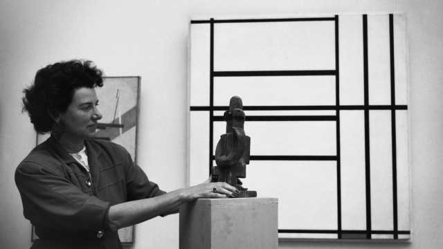 Mondrian, completato il restauro di 'Composizione 1938-1939'