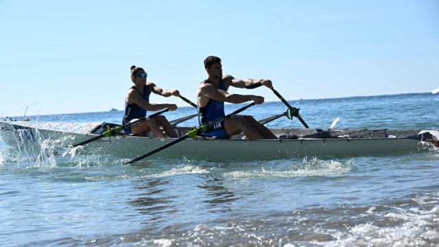 Tre argenti per l'Italia nel beach sprint alla finale del Trofeo Filippi